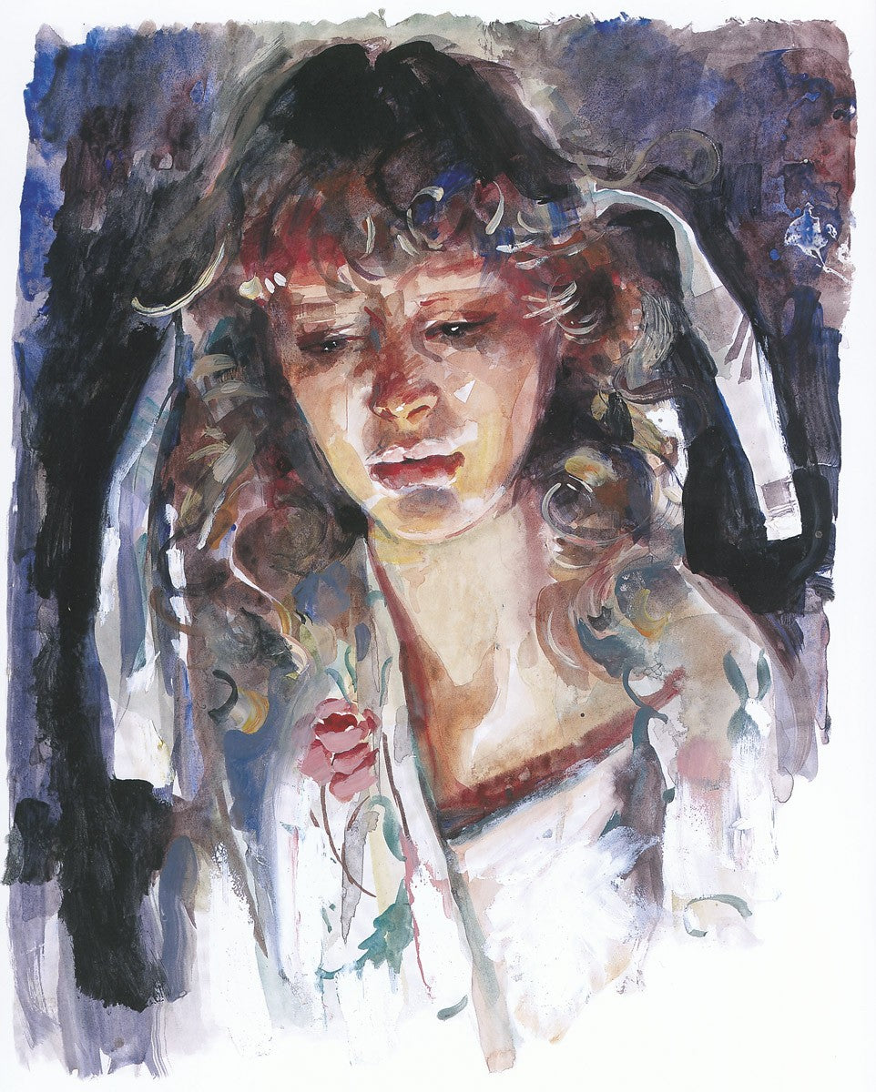 'Study of Mary' signed lithograph print – The Lenkiewicz Archive